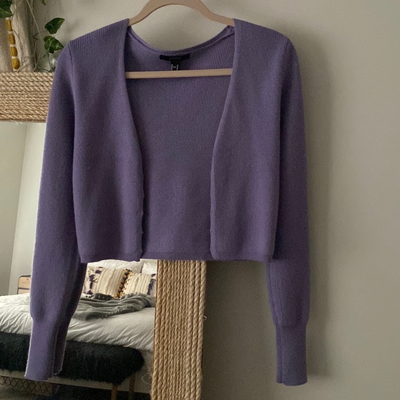 Forever 21 | Sweaters | Lavender Y2k Cardigan | Poshmark